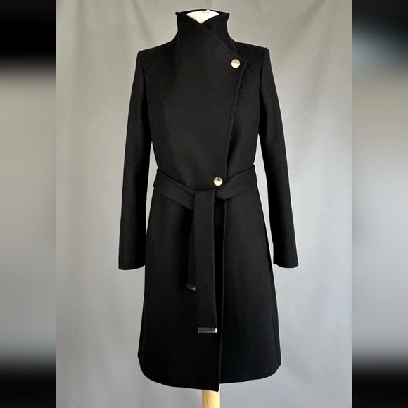 Ted Baker | Jackets & Coats | Ted Baker Wrap Wool Coat | Poshmark